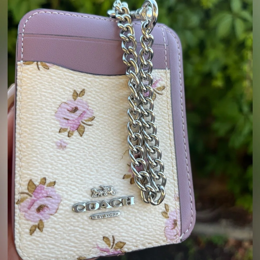 Coach | Bags | Coach Card Case With Floral Printcau43 | Poshmark
